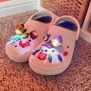 CROCS | Accessories | Christmas Holiday Crocs Shoe Charms 6pcs W Led ...
